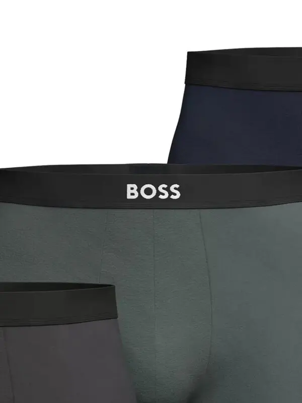 BOSS Logo-waistband Boxers - Blue