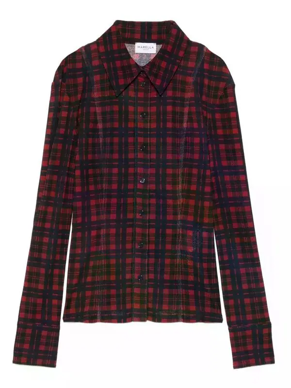 Marella Checked Button-down Shirt
