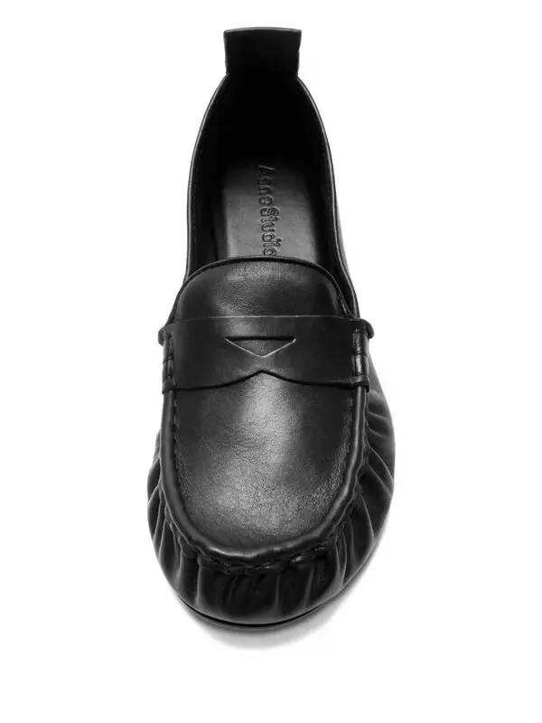 Acne Studios Leather Loafers - Black
