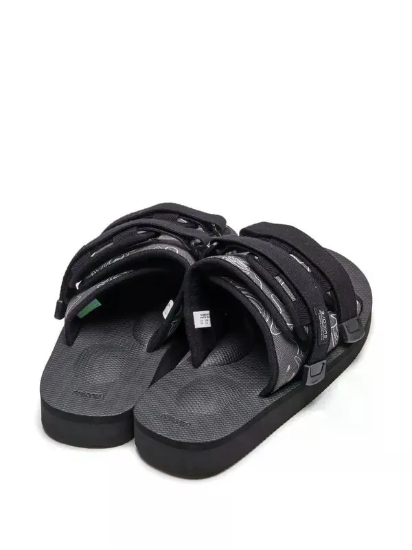 Suicoke Triple-strap Patterned Sandals