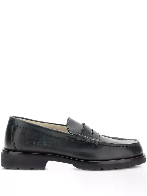 COMMON PROJECTS Penny Leather Loafers - Black