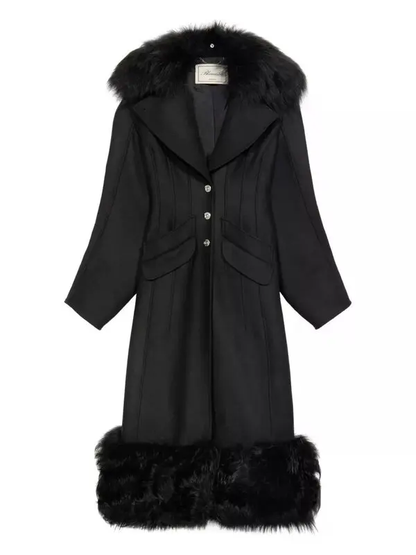 Blumarine Faux-fur-trimmed Coat