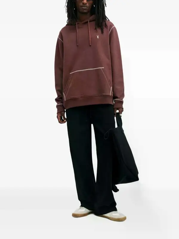 ALLSAINTS Amir Contrast-stitch Hoodie