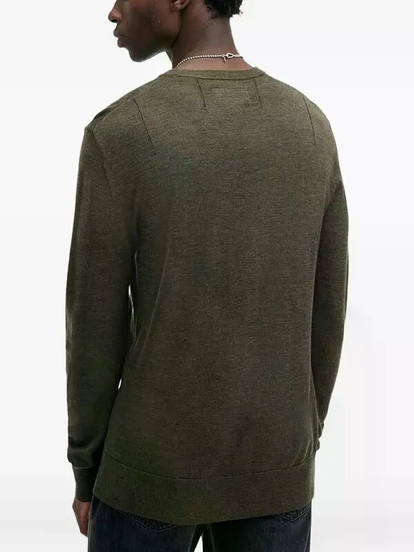 ALLSAINTS Crew Neck Wool Sweater - Green