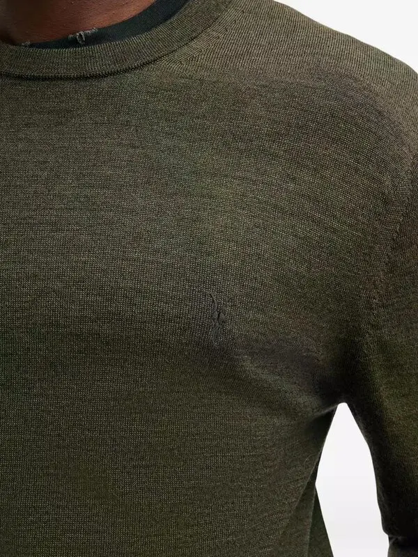 ALLSAINTS Crew Neck Wool Sweater - Green