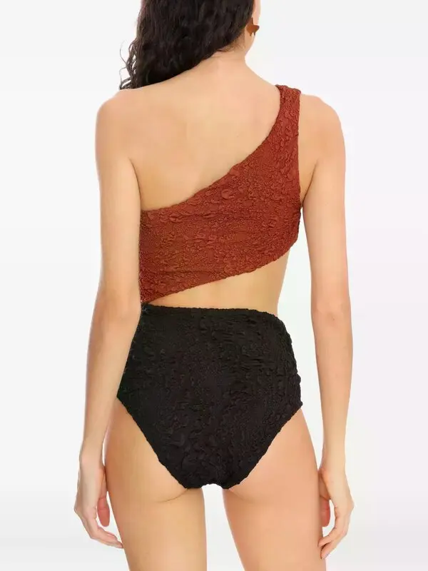 BRIGITTE Textured One-shoulder One-piece Swimsuit