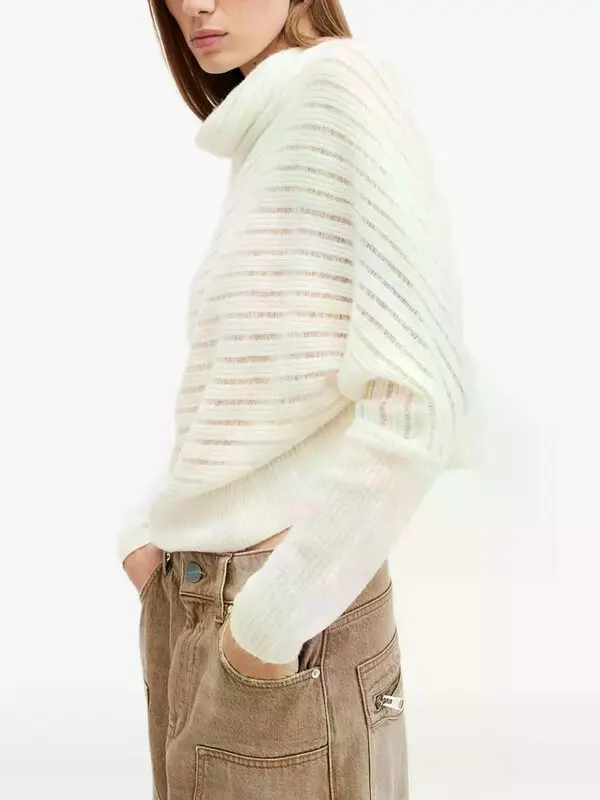 ALLSAINTS Ridley Striped High-neck Sweater