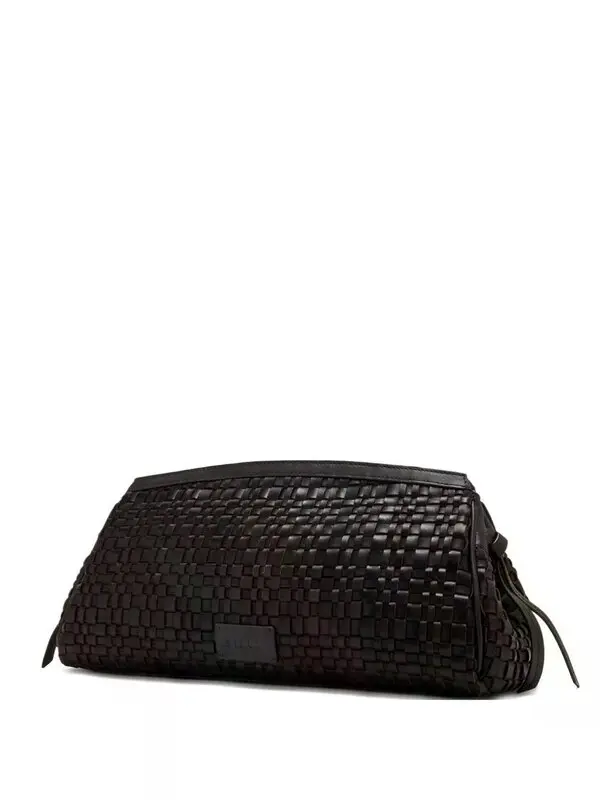 Staud Maude Woven Leather Clutch