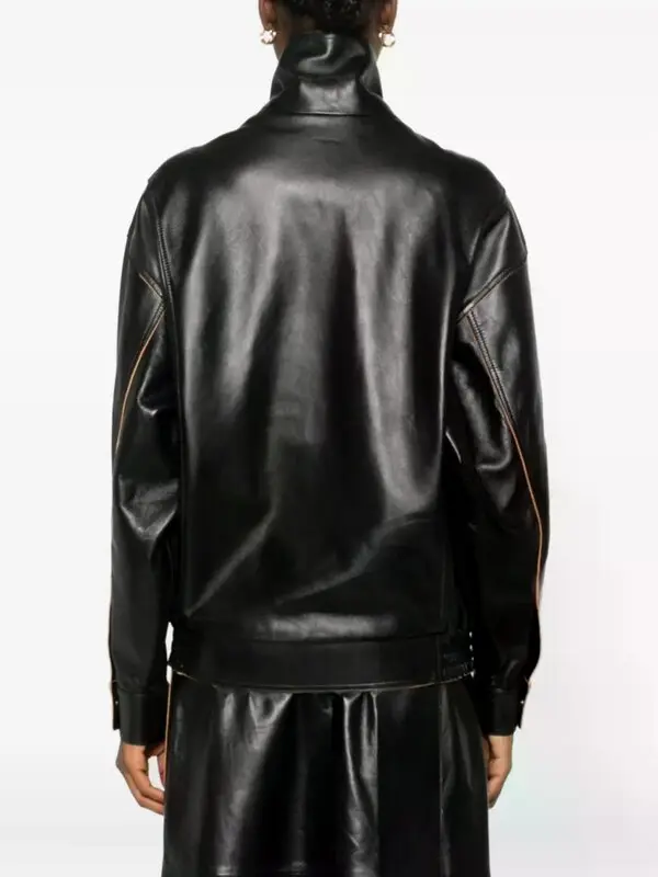 Calvin Klein Leather Zip-fastening Jacket