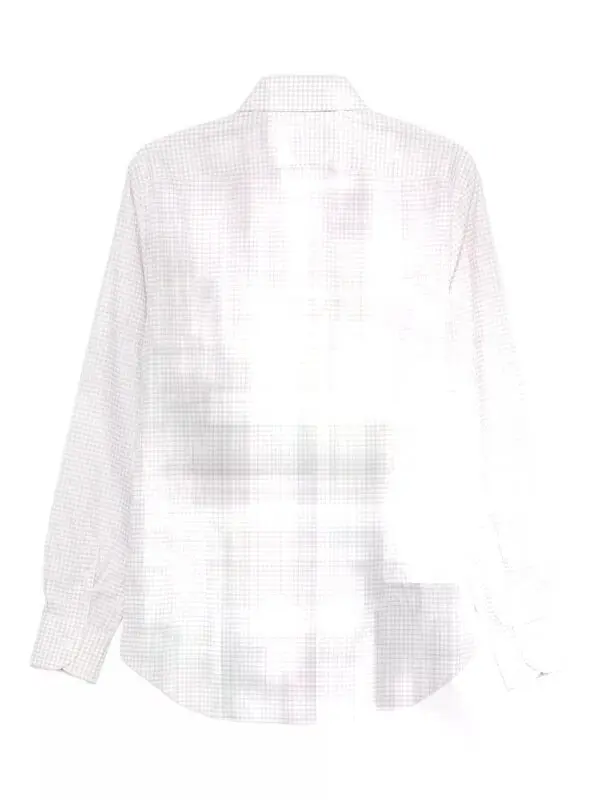 Corneliani Check-print Long-sleeved Shirt