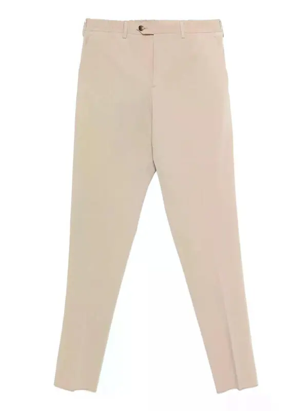 LARDINI Elastic-waistband Trousers - Neutrals