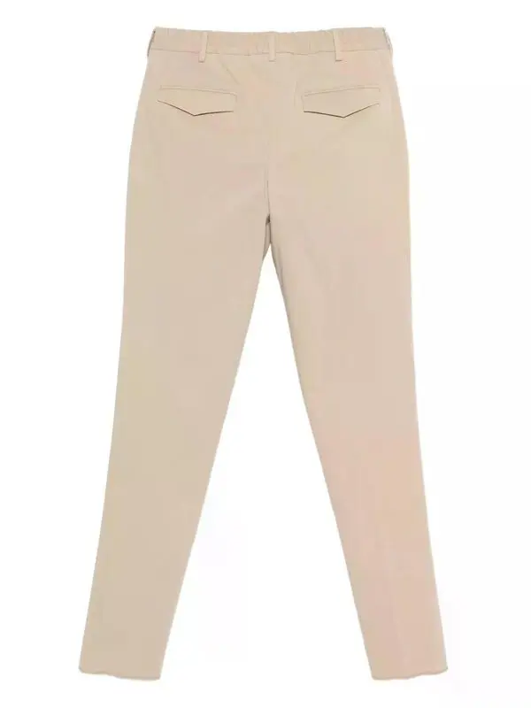 LARDINI Elastic-waistband Trousers - Neutrals