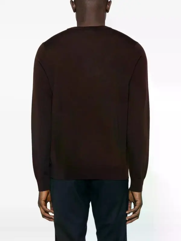 Paul Smith Round-neck Wool Sweater - Brown