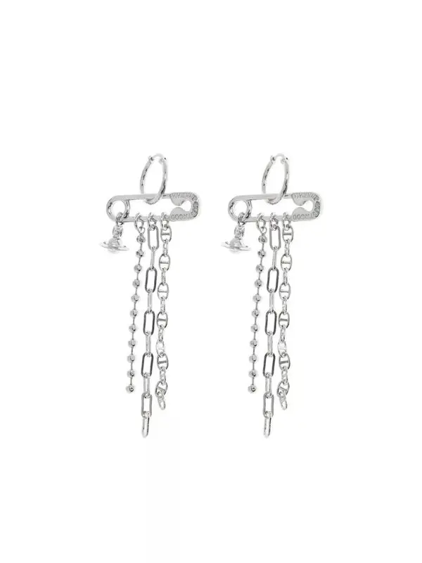 VIVIENNE WESTWOOD Ginetta Earrings - Silver