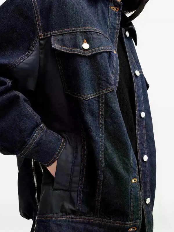 ALLSAINTS Dillan Denim Panelled Jacket