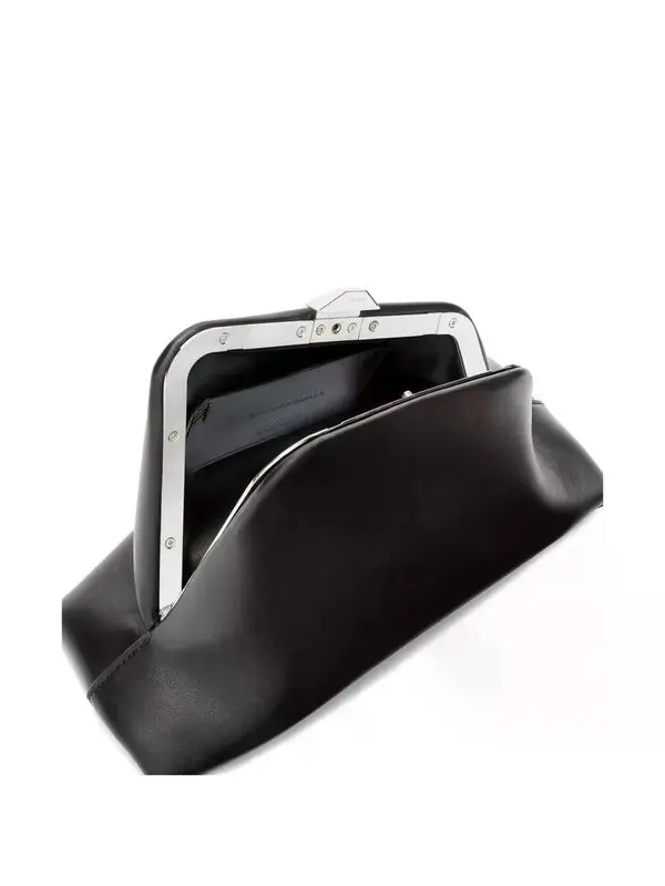 Attico Small Leather Clutch Bag