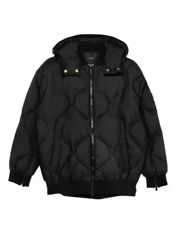 Pinko Quilted Hooded Jacket