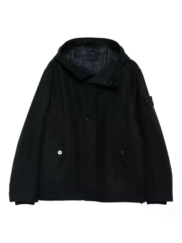 Stone Island Hooded Flap-pocket Jacket