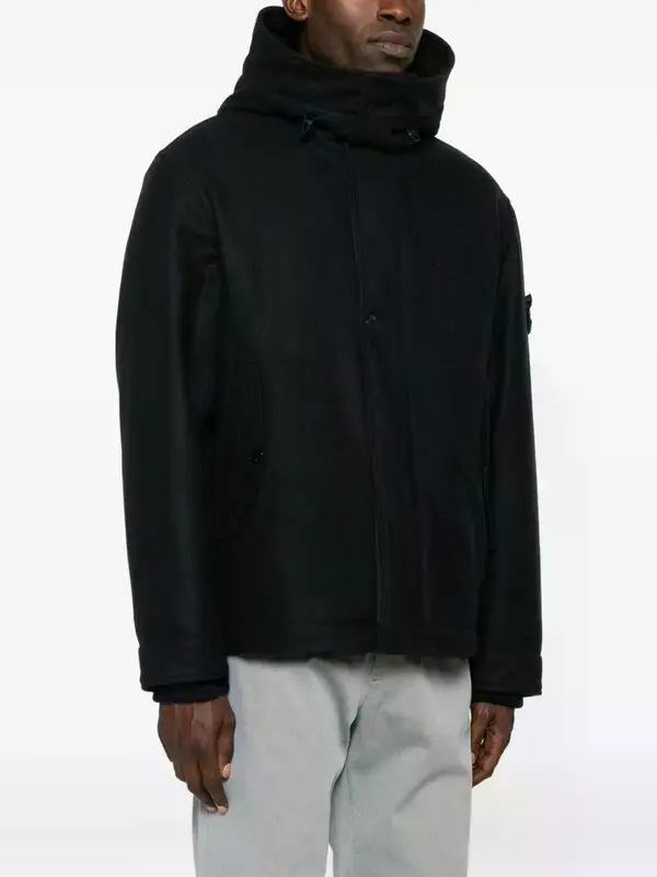 Stone Island Hooded Flap-pocket Jacket