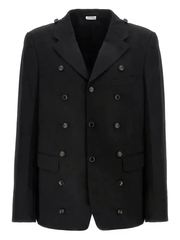 Comme Des Garçons Double-layer Blazer Coat