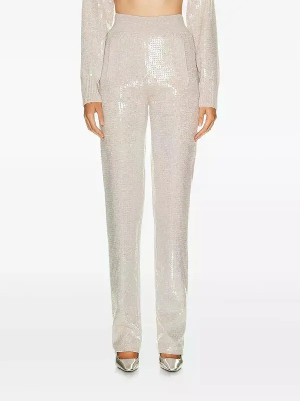 Burberry Sequin-embellished Straight Leg Pants