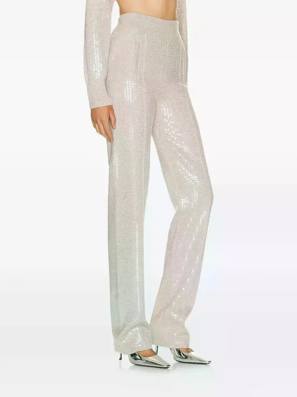 Burberry Sequin-embellished Straight Leg Pants