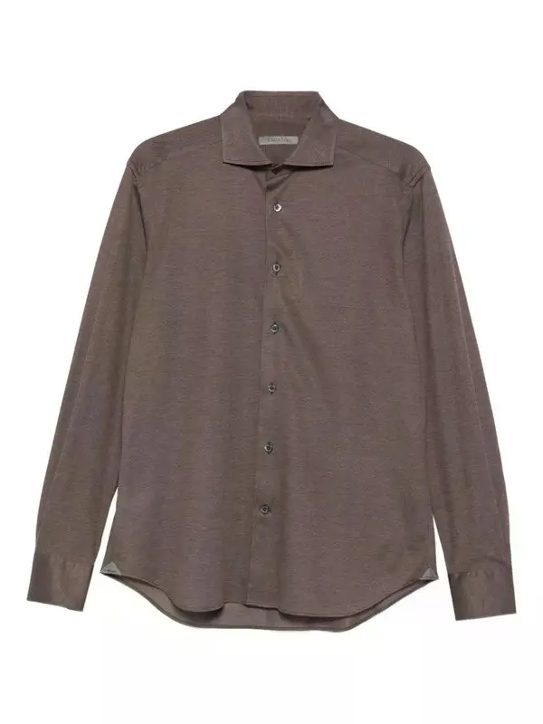 Corneliani Textured Long-sleeved Shirt