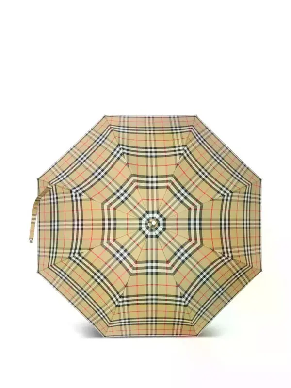 Burberry Checked Umbrella - Neutrals