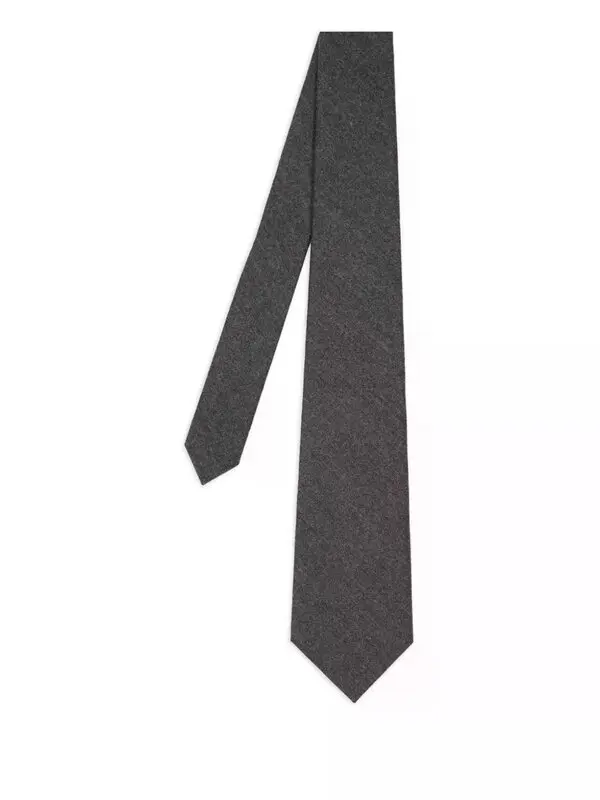 Paul Smith Pointed-tip Neck Tie - Grey
