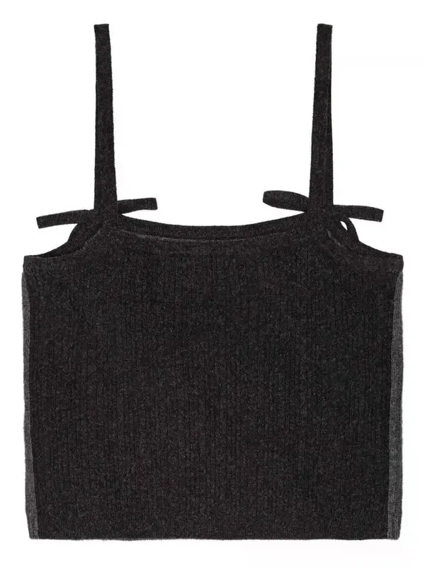 GANNI Cable-knit Sleeveless Top