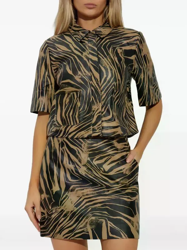 Munthe Zebra-print Shirt
