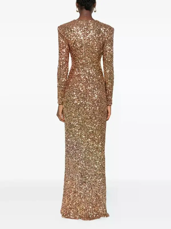 Elisabetta Franchi V-neck Maxi Dress