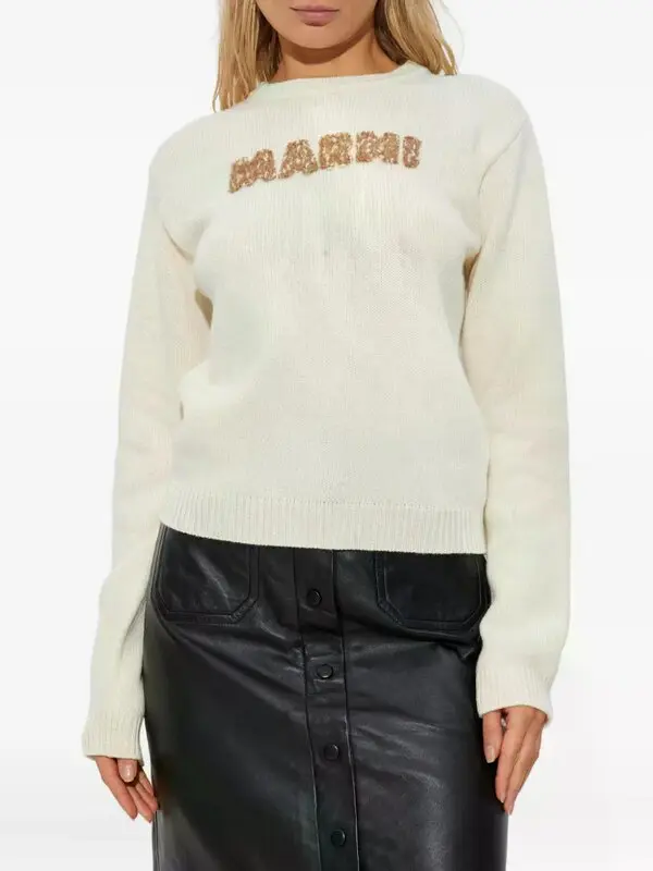 Marni Logo Embroidered Jumper