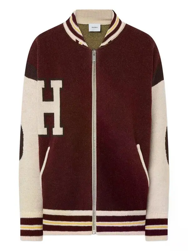 HALFBOY Wool Bomber Jacket - Red