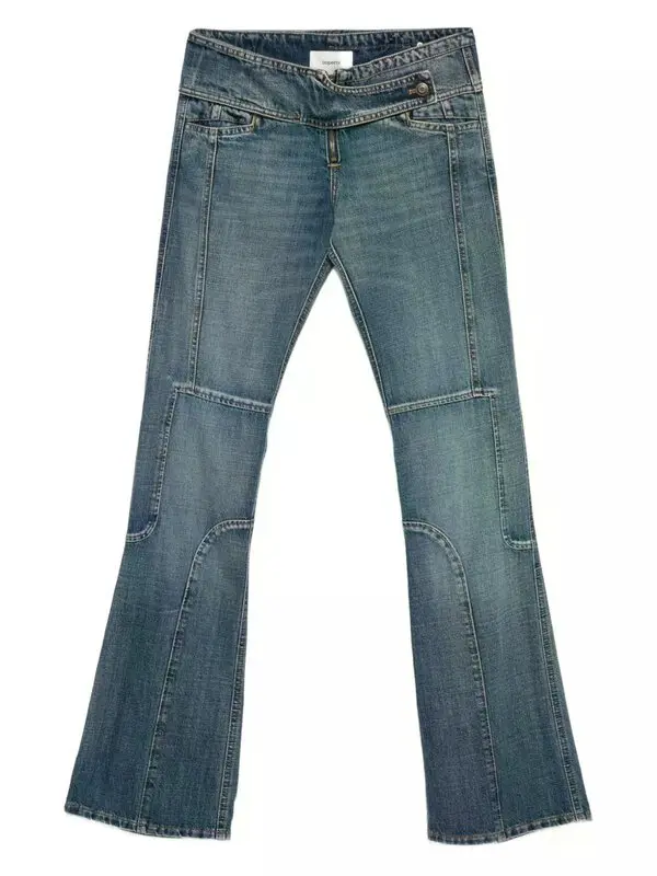 Coperni Paneled Flared Jeans