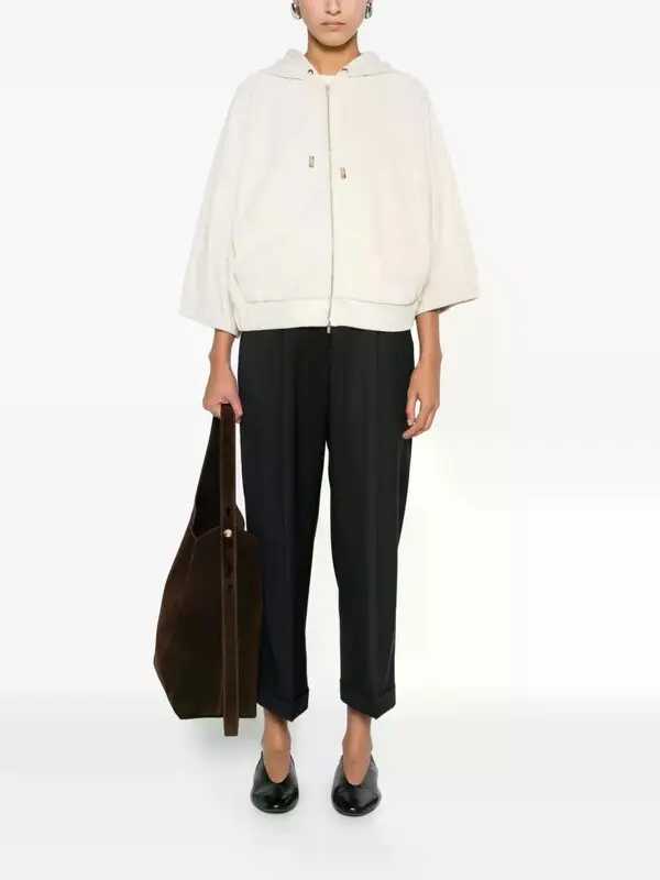 Peserico Pleated Cuffed Trousers