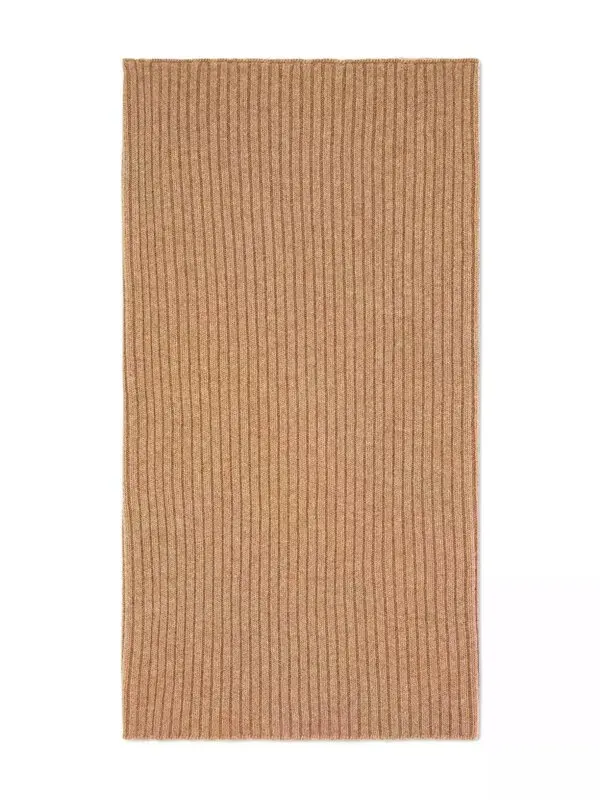 Eric Bompard Ribbed Cashmere Snood - Brown
