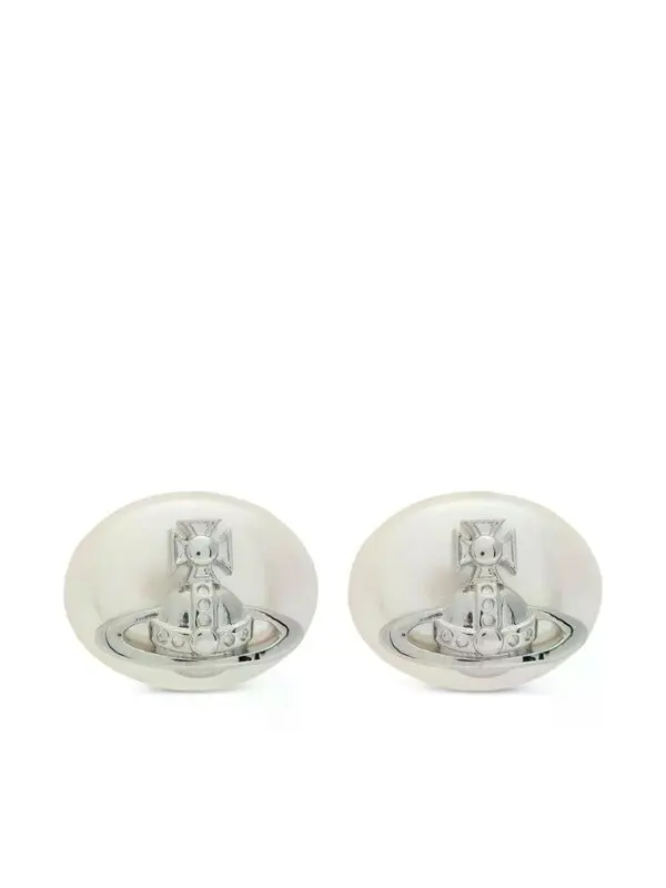 VIVIENNE WESTWOOD Lavinia Faux Pearl Stud Earrings - Silver
