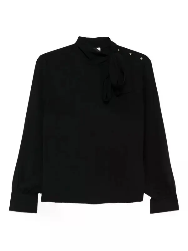 Liu Jo High Neck Blouse With Button Detail