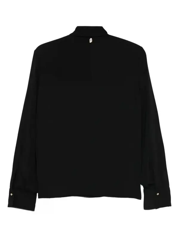 Liu Jo High Neck Blouse With Button Detail
