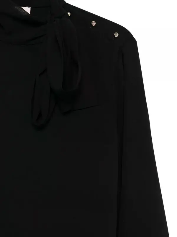 Liu Jo High Neck Blouse With Button Detail