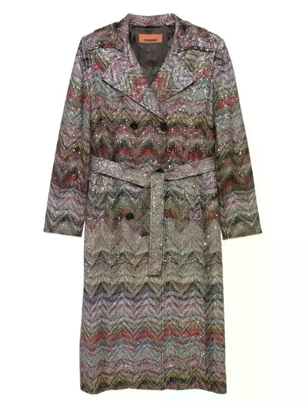Missoni Viscose Blend Trench Coat