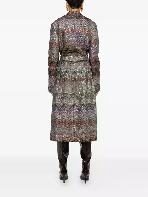 Missoni Viscose Blend Trench Coat