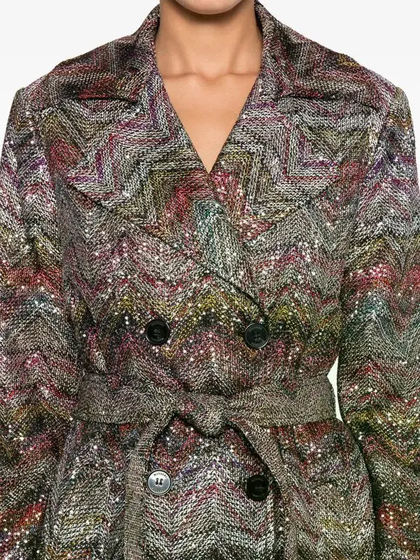Missoni Viscose Blend Trench Coat