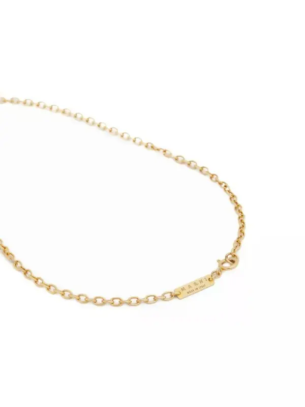 Marni Polished -tone Link Chain Necklace