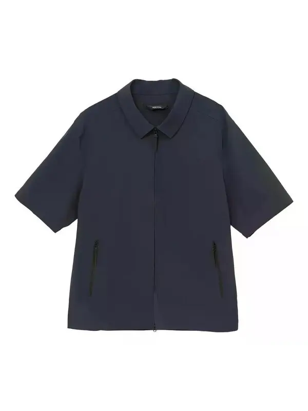 HIKING PATROL Zip-front Short-sleeve Shirt - Blue