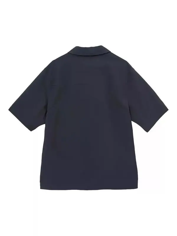 HIKING PATROL Zip-front Short-sleeve Shirt - Blue