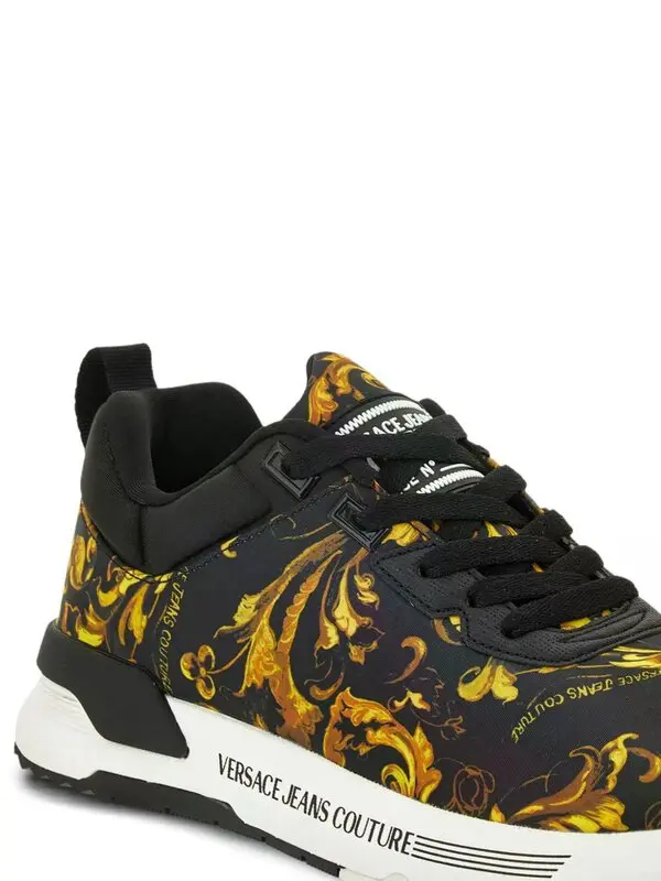 Versace Baroque-print Low-top Sneakers