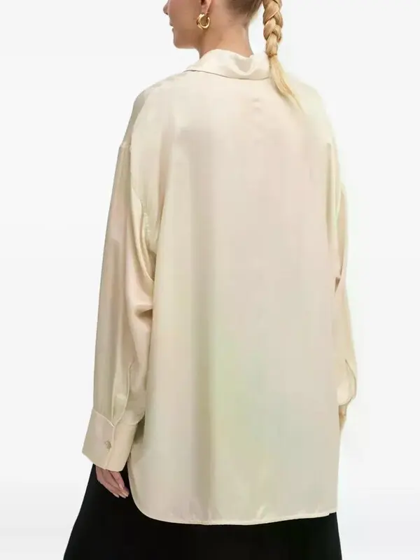 AERON Abstract-print Button-down Shirt