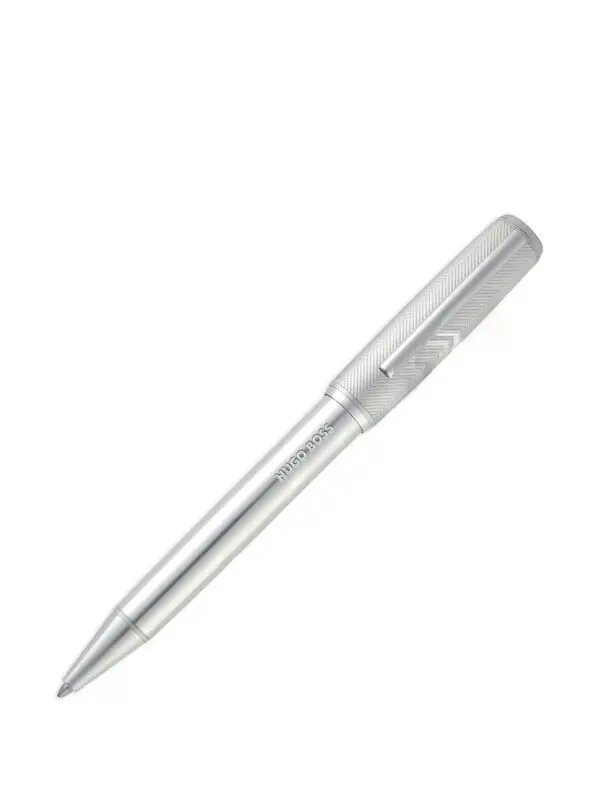 BOSS Logo-engraved Textured Pen